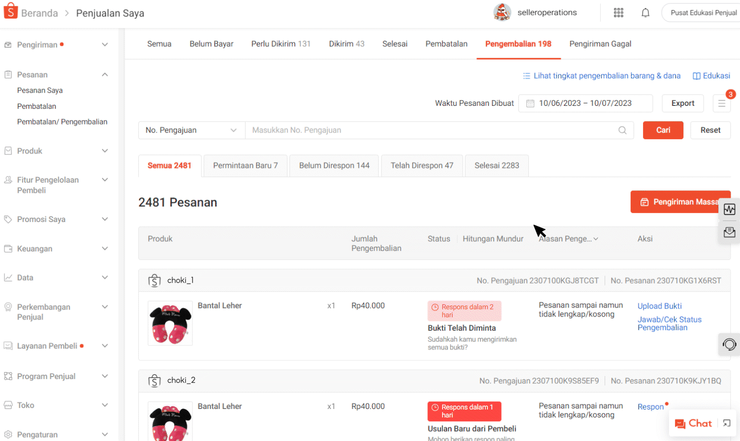 Pengajuan Banding Pengembalian Barang/Dana Shopee Mall | ID Pusat Edukasi Penjual [Shopee]