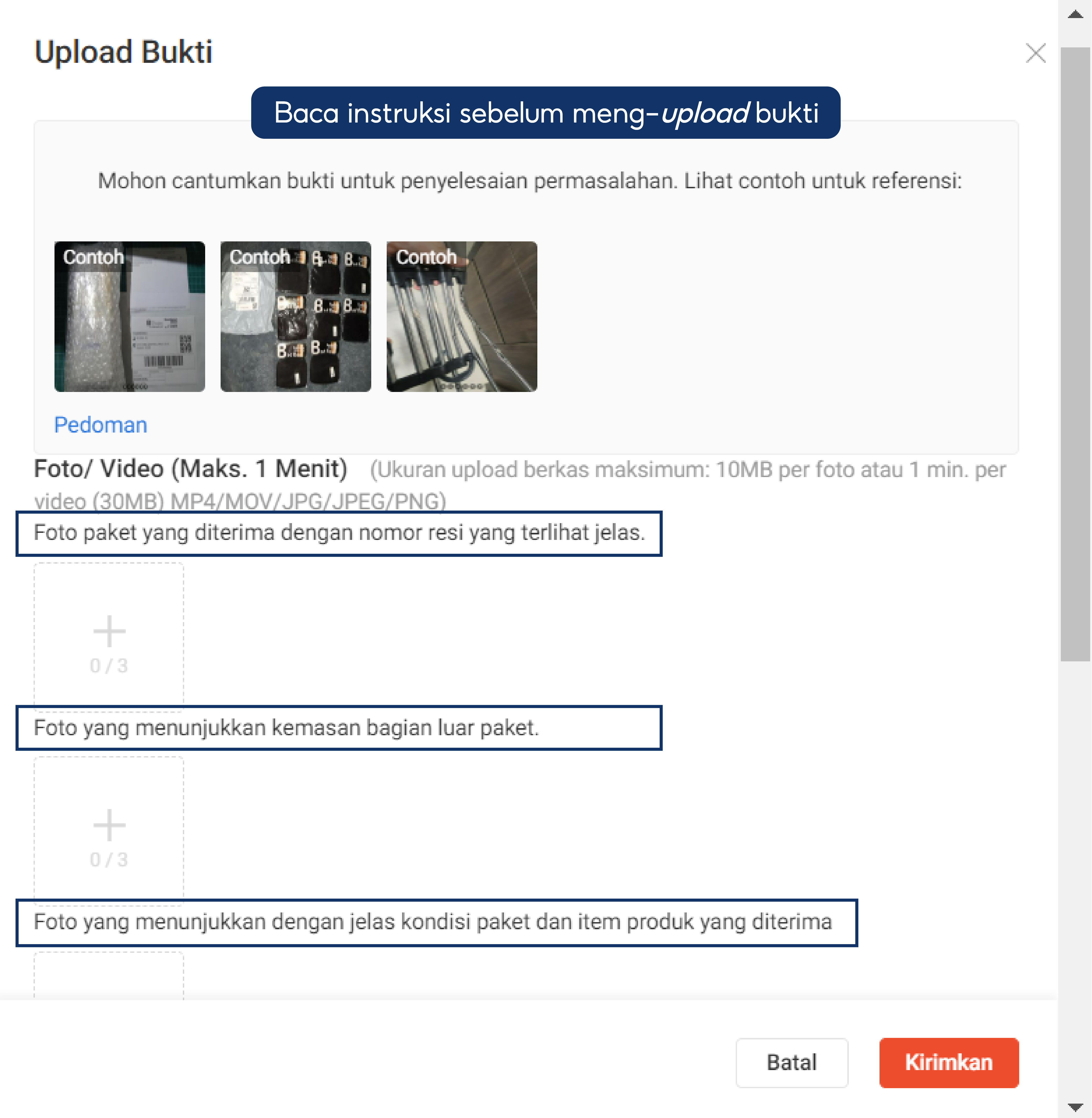 Proses banding pengembalian | Pusat Edukasi Penjual [Shopee]