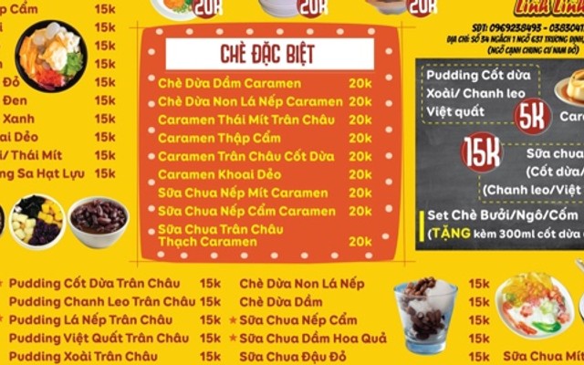 Chè Ngon Linh Linh - Chè Ngon - Trương Định | Đặt Món & Giao ship tận ...
